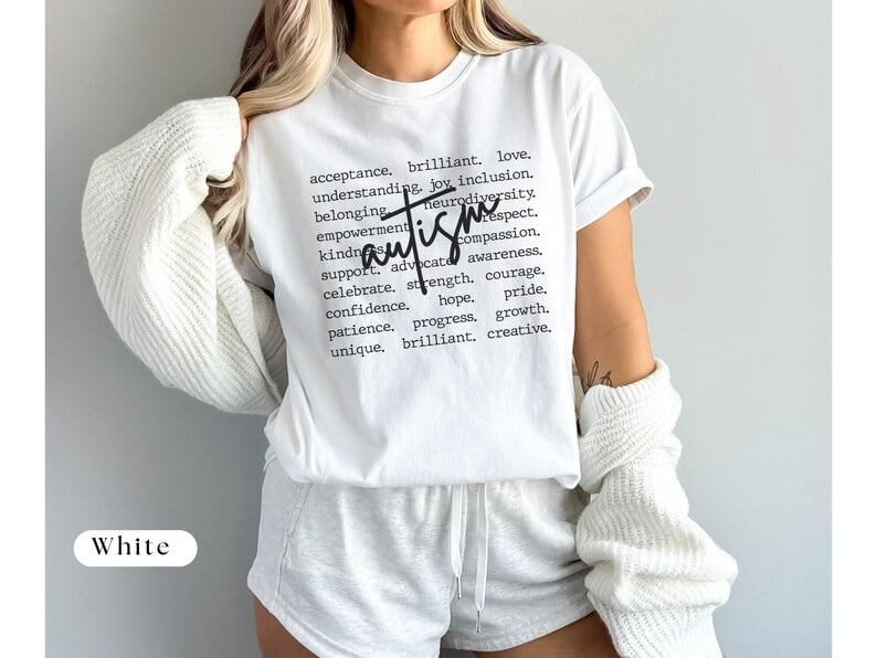 Autism Acceptance Neurodiversity Shirt, Inclusion Advocate ...