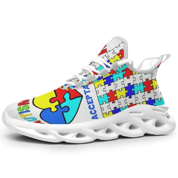 Autism Acceptance Shoes Trail Running Shoe Non-Slip Breathable ...
