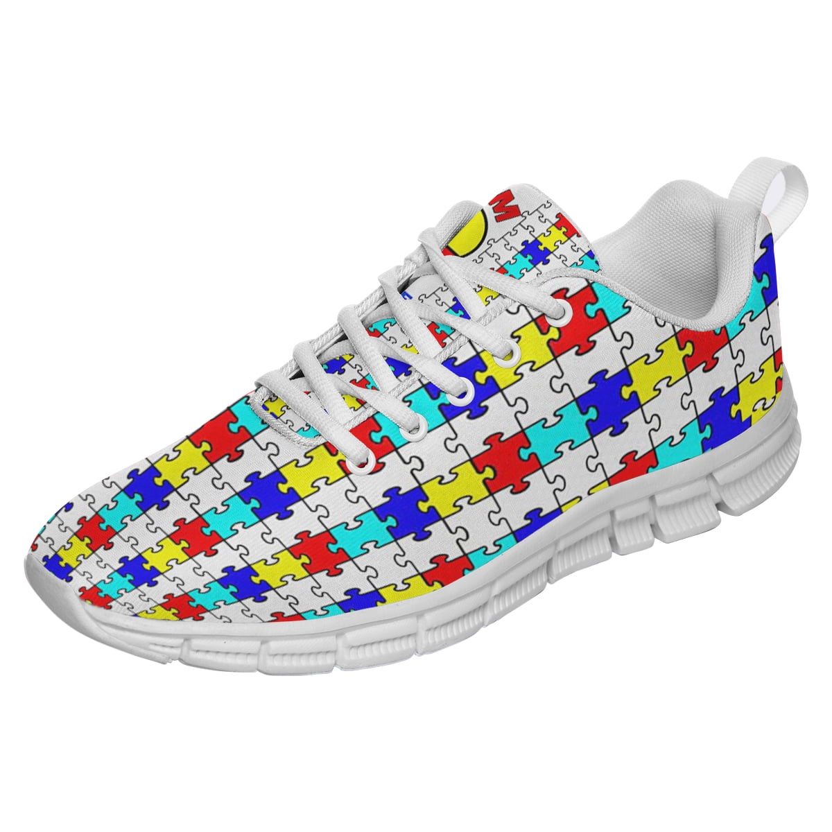 Autism Acceptance Shoes for Men Women Running Shoes Lightweight Walking ...