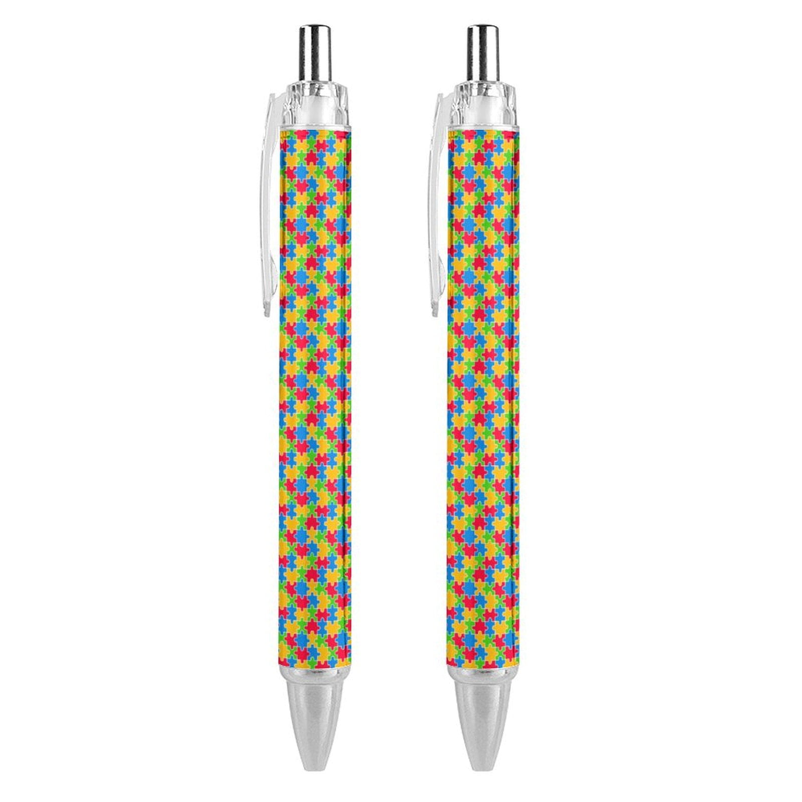 Autism Acceptance Week Ballpoint Pen Retractable Pens Black Writing Pen ...