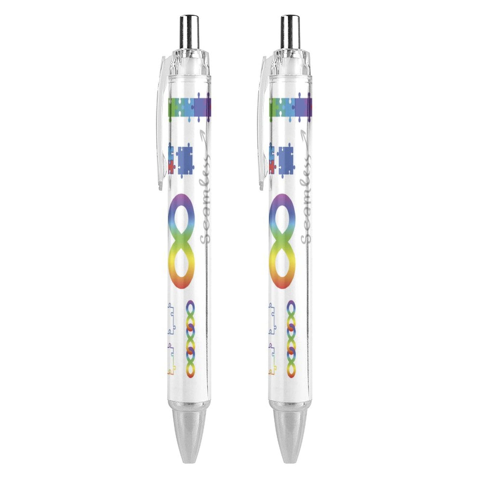 Autism Acceptance Week Ballpoint Pen Retractable Pens Black Writing Pen ...
