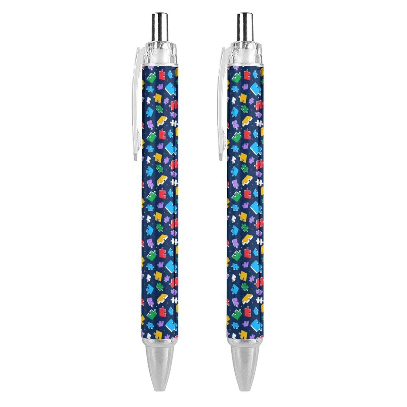 Autism Acceptance Week Ballpoint Pen Retractable Pens Black Writing Pen ...