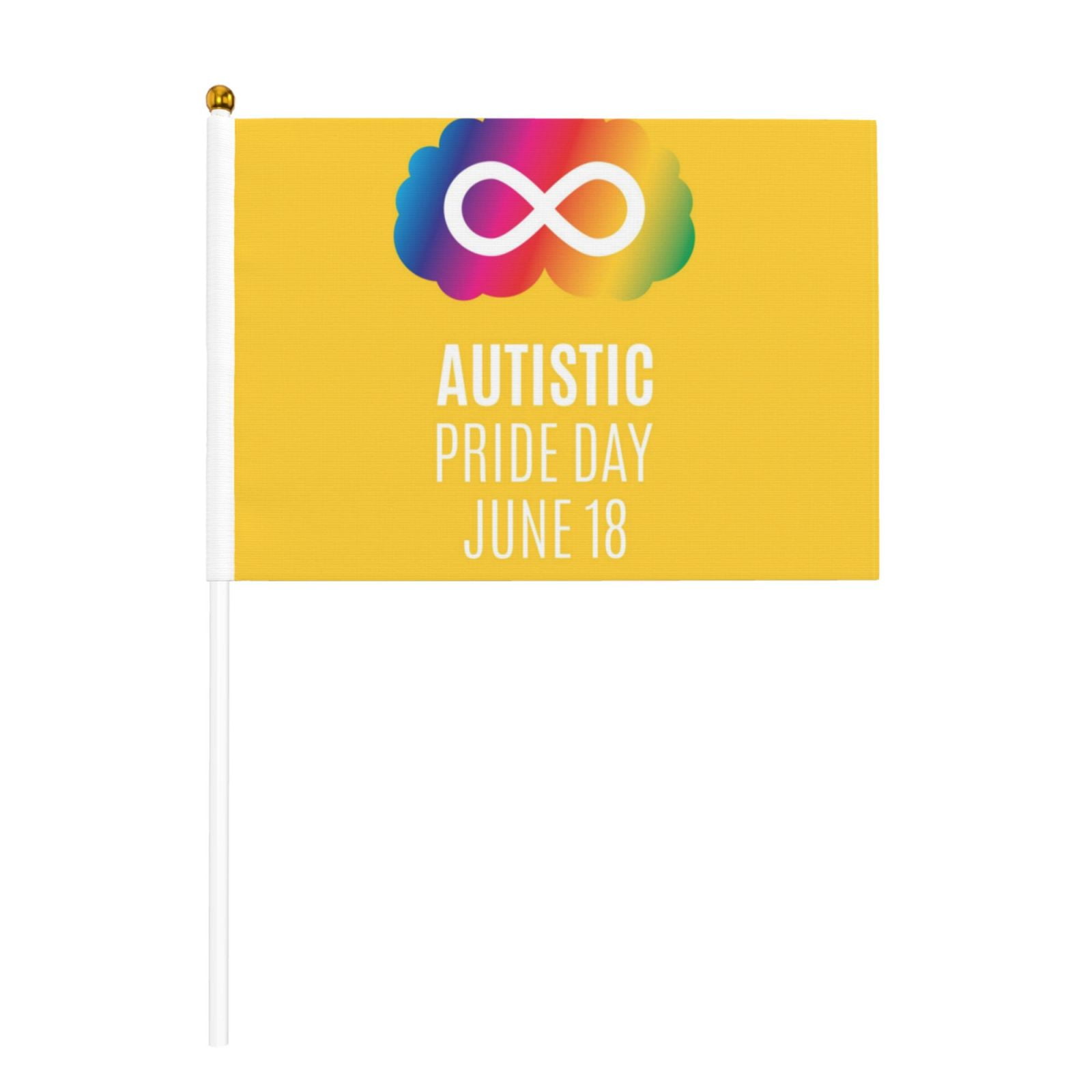 Autism Autistic Pride Day Flag Small Mini Hand Held Flags Small ...
