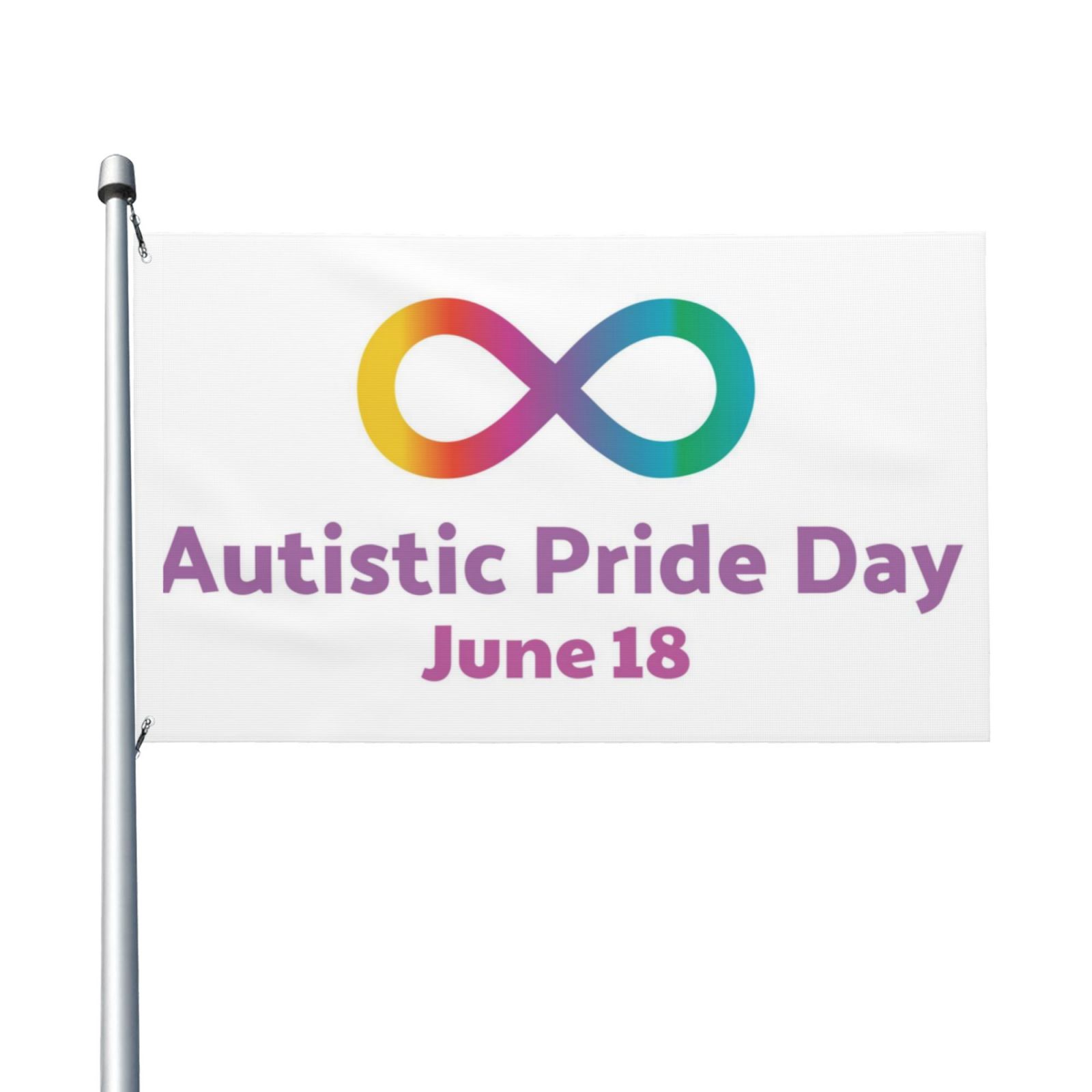 Autism Autistic Pride Day Garden Flags 3x5 Ft Decoration Double Side ...