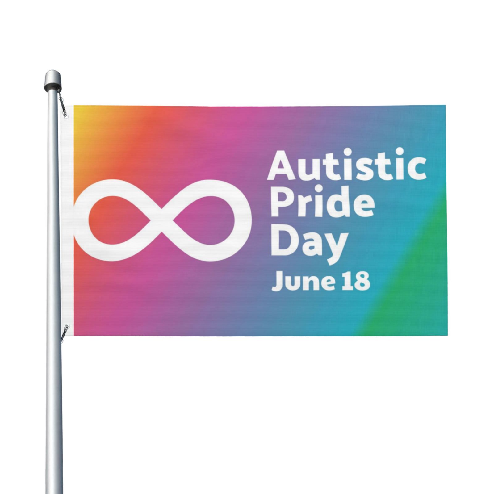 Autism Autistic Pride Day Garden Flags 3x5 Ft Decoration Double Side ...