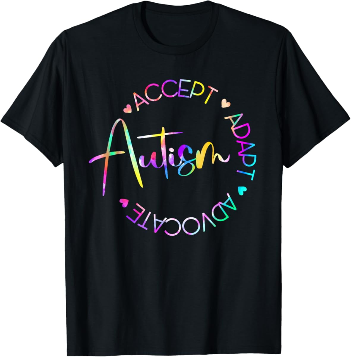 Autism Awareness Accept Adapt Advocate Autism Mom Teacher T-Shirt Gift ...
