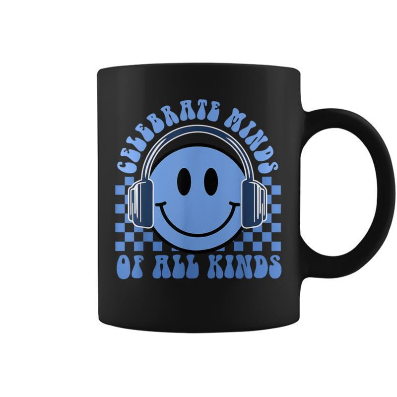 Autism Awareness Acceptance Celebrate Minds Of All Kinds Coffee Mugs ...