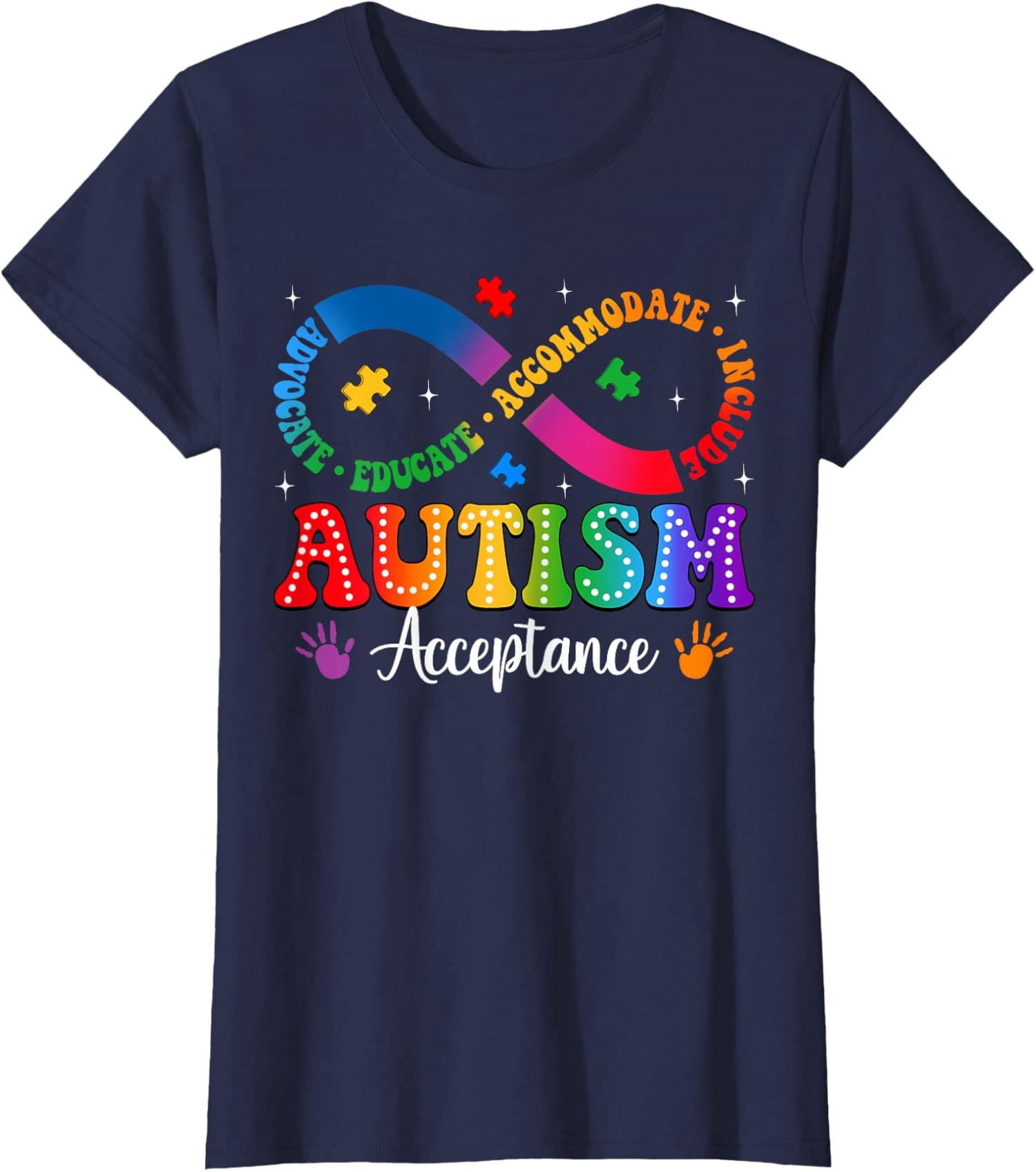 Autism Awareness & Acceptance - Infinity Symbol Neurodiversity Support ...
