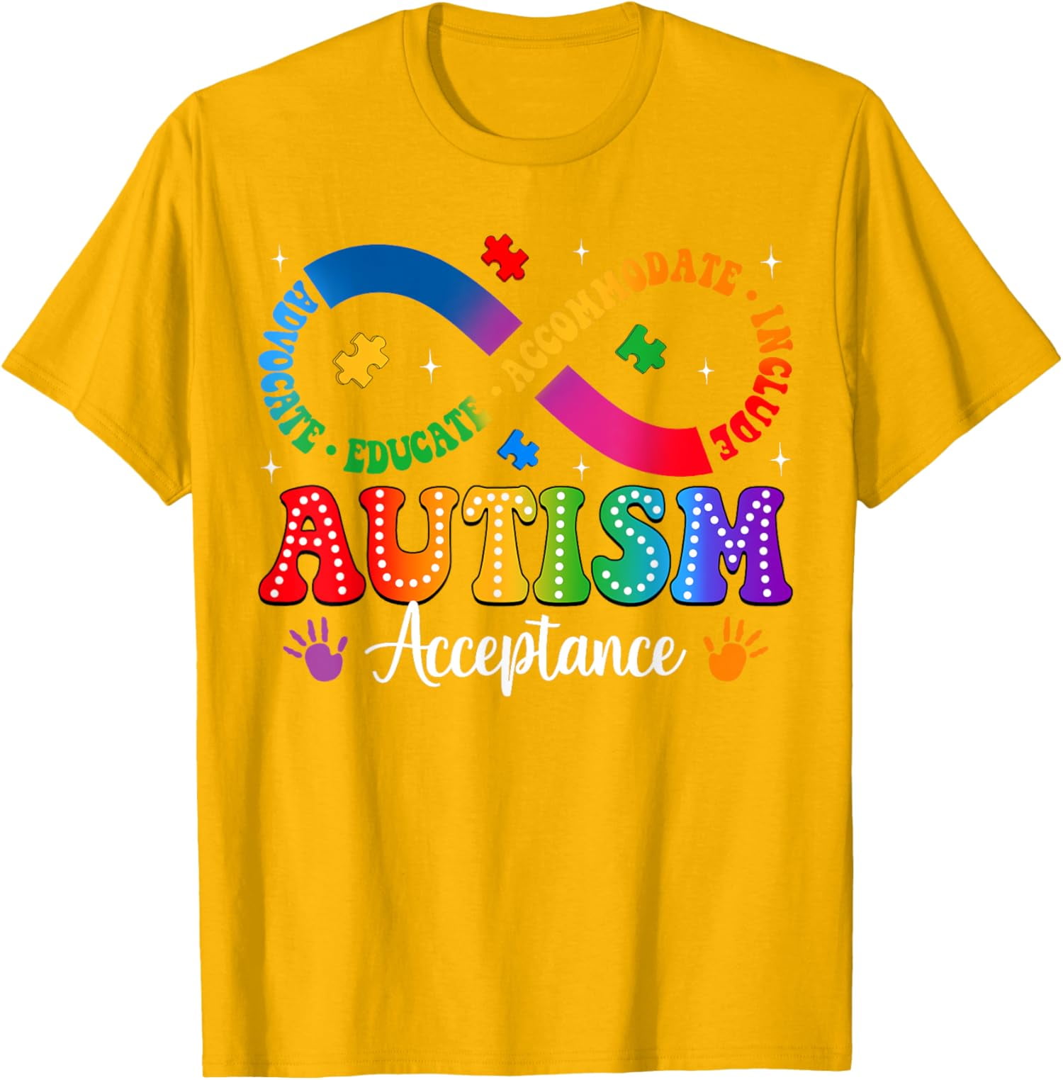 Autism Awareness & Acceptance - Infinity Symbol Neurodiversity Support ...
