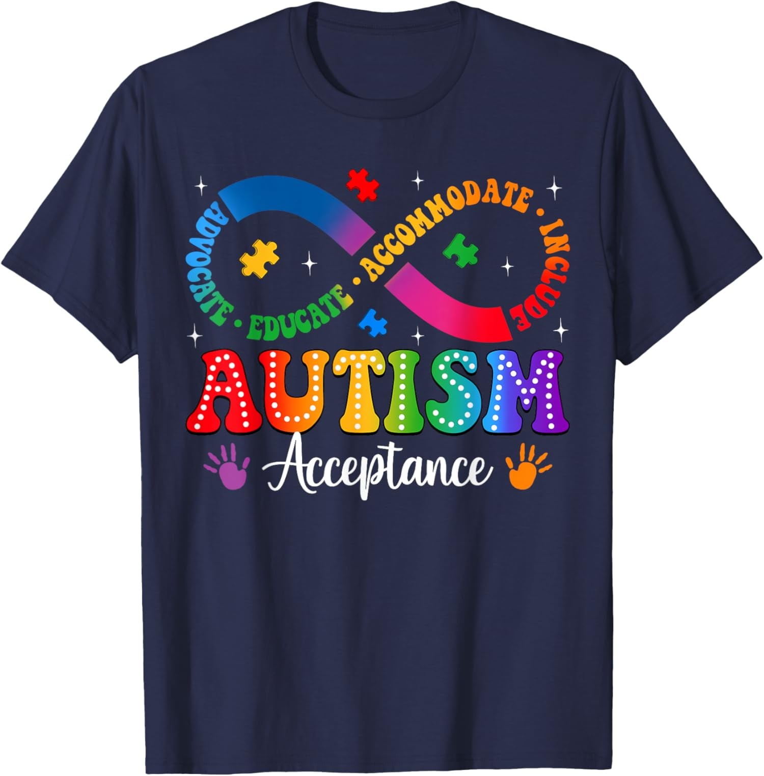Autism Awareness & Acceptance - Infinity Symbol Neurodiversity Support ...