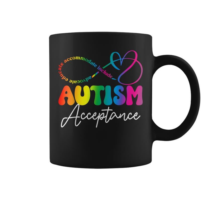 Autism Awareness Acceptance Infinity Symbol Women Coffee Mugs - Walmart.com
