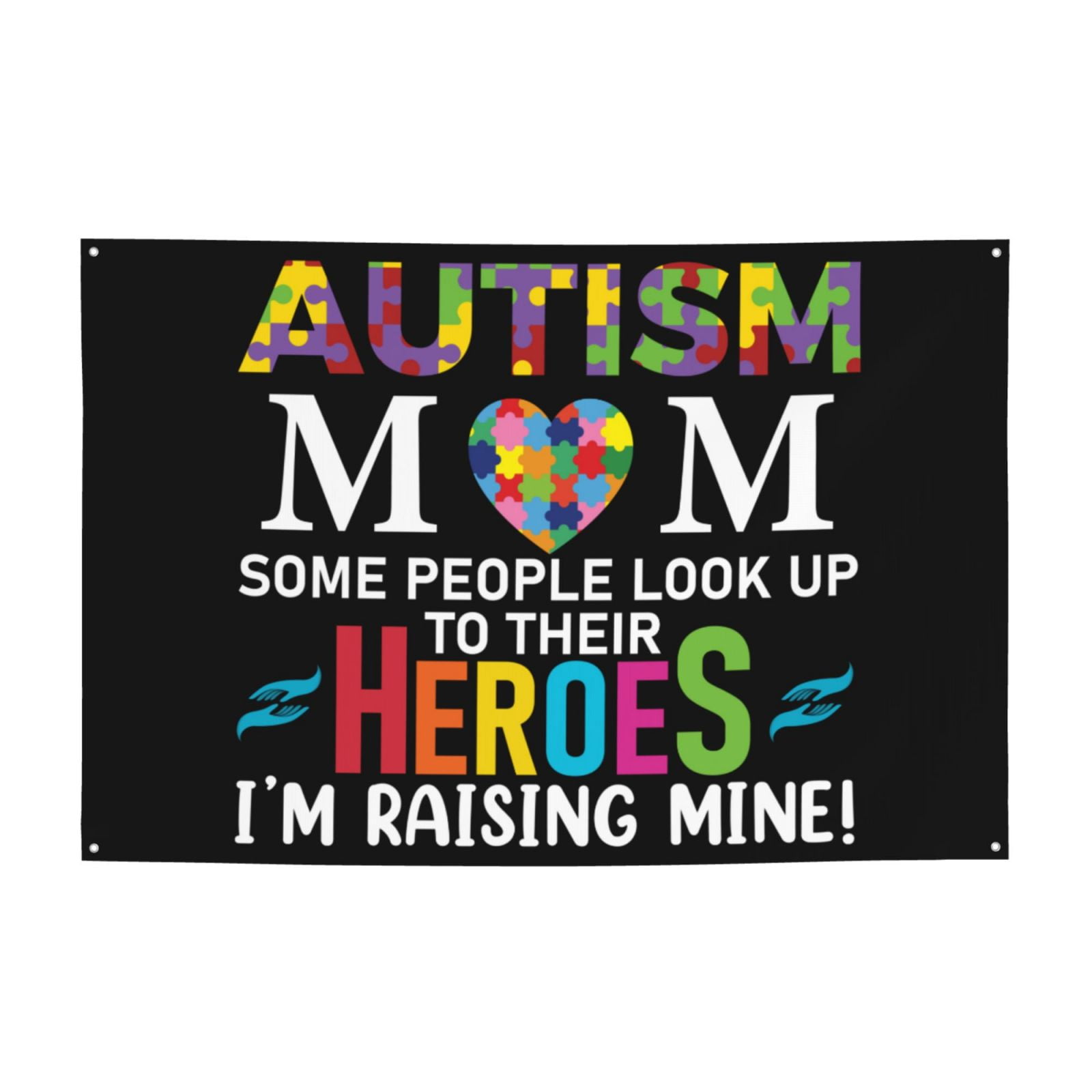 Autism Awareness Acceptance Month Banner Large Background Backdrop Flag ...