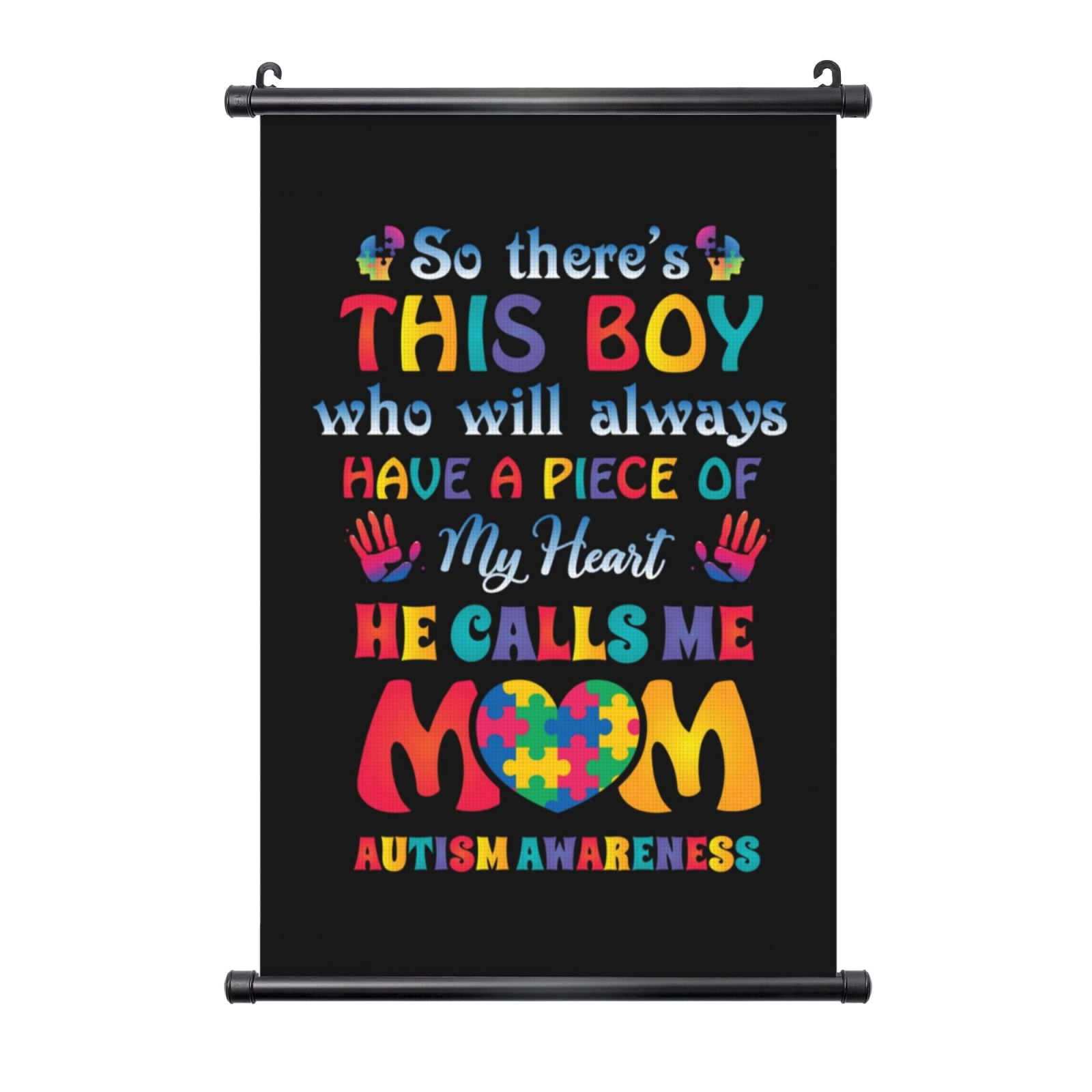 Autism Awareness Acceptance Month Poster Wall Art Banner Backdrop ...