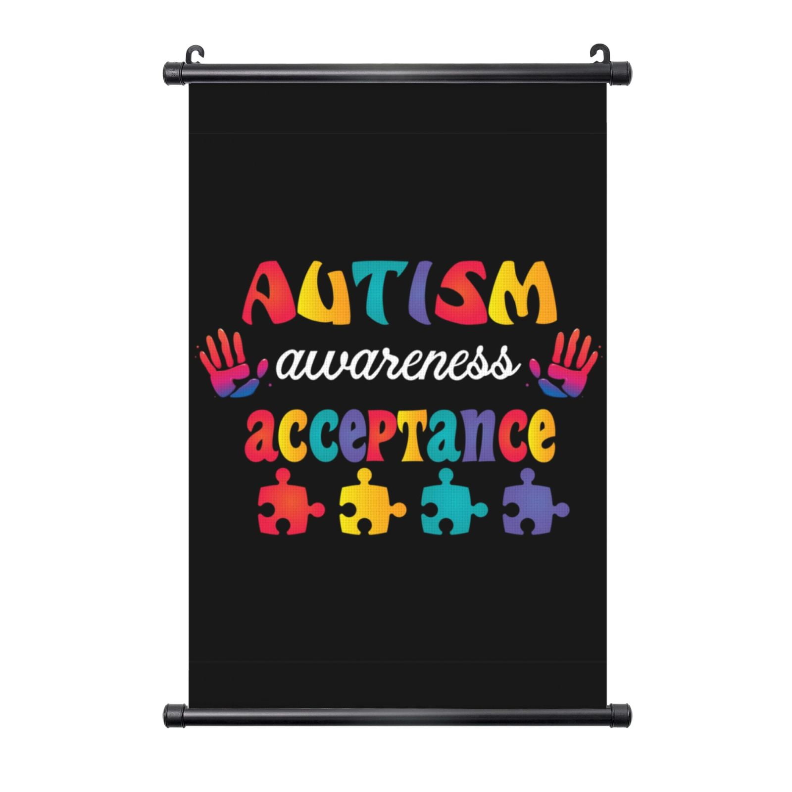 Autism Awareness Acceptance Month Poster Wall Art Banner Backdrop ...
