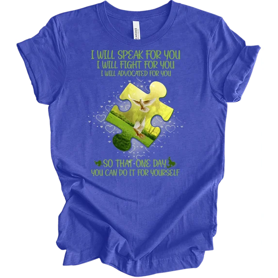 Autism Awareness Advocate T-Shirt, Vintage T-Shirt - All Sizes S-5Xl ...