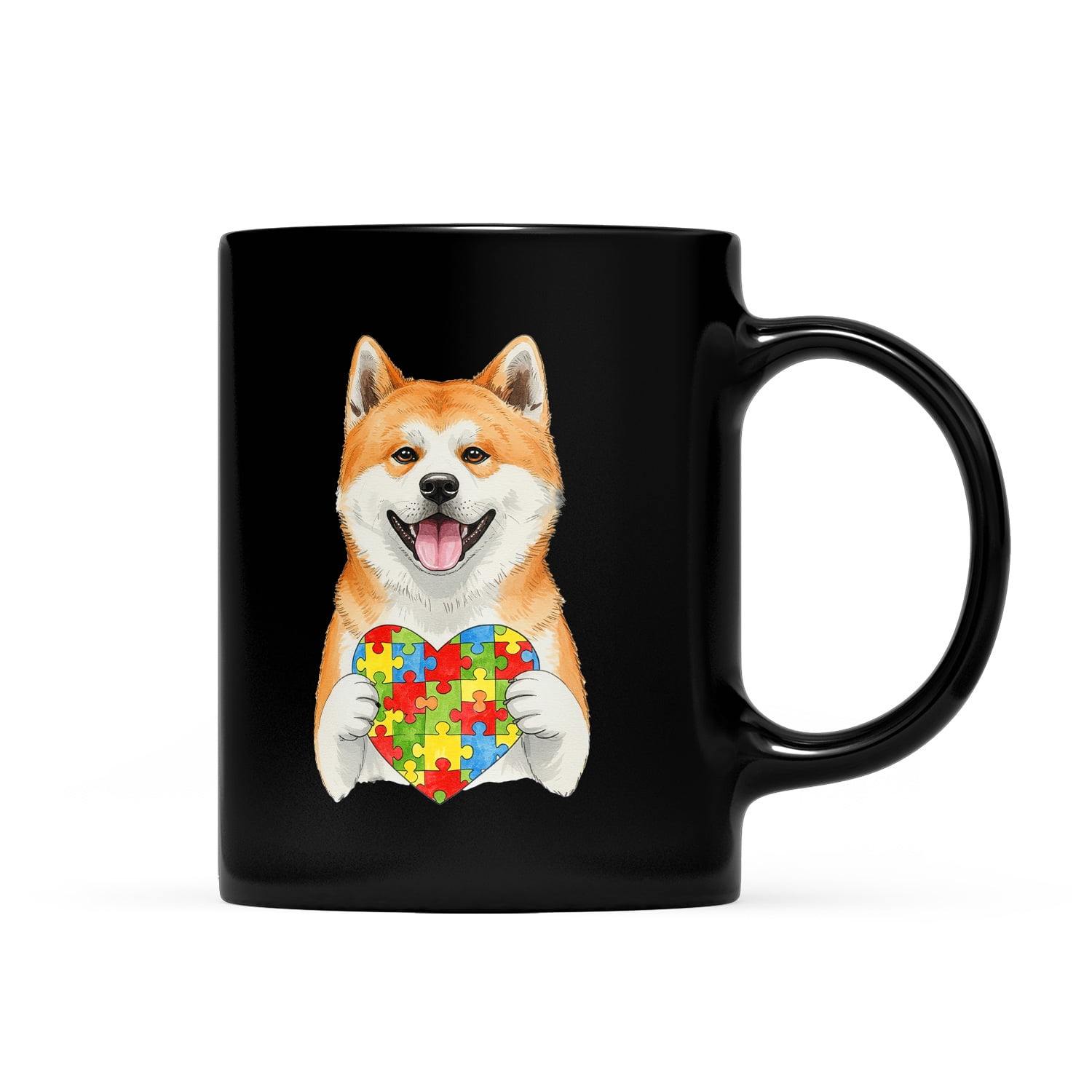 Autism Awareness Akita Accept Understand Love Mug Inu Dog Lover Coffee ...