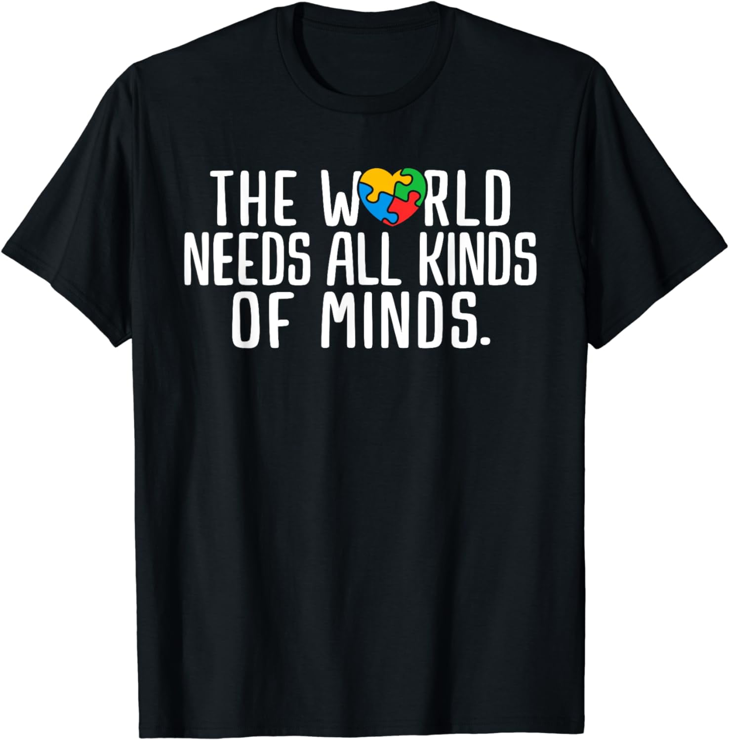 Autism Awareness All Kinds Of Minds Autistic Support T-Shirt - Walmart.com