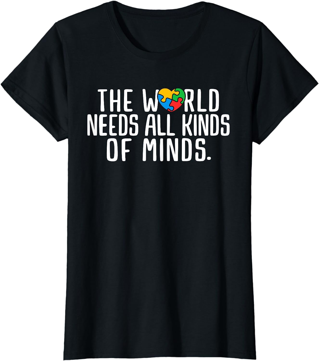 Autism Awareness All Kinds Of Minds Autistic Support T-Shirt - Walmart.com