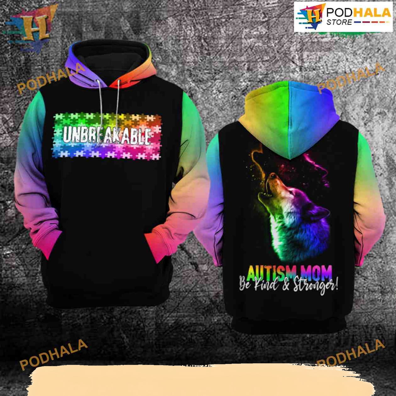 Autism Awareness All Over Printed 3D Hoodie T-Shirt - Walmart.com