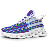 Autism Awareness American flag Shoes Trail Running Shoe Non-Slip ...