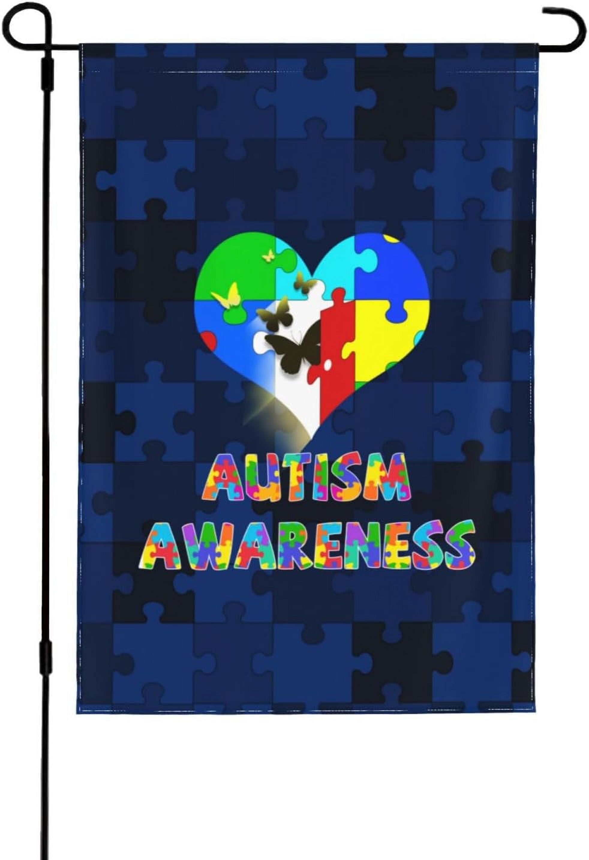 Autism Awareness Autism Flag Flags for outside Garden Flag Farmhouse ...