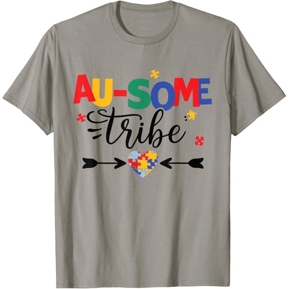 Autism Awareness Autistic Autism Mom Dad Tribe T-Shirt - Walmart.com
