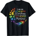 Autism Awareness Autistic Supportive Autism Sister T-Shirt - Walmart.com