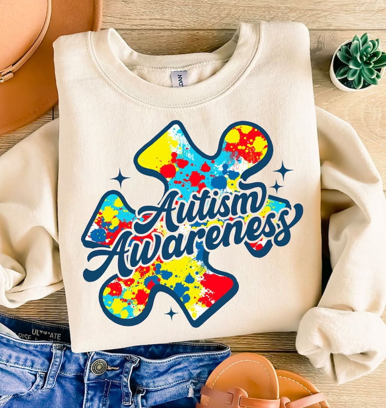 Autism Awareness Awareness Be Kind Puzzle Autism Mom Autism Mom Accept ...