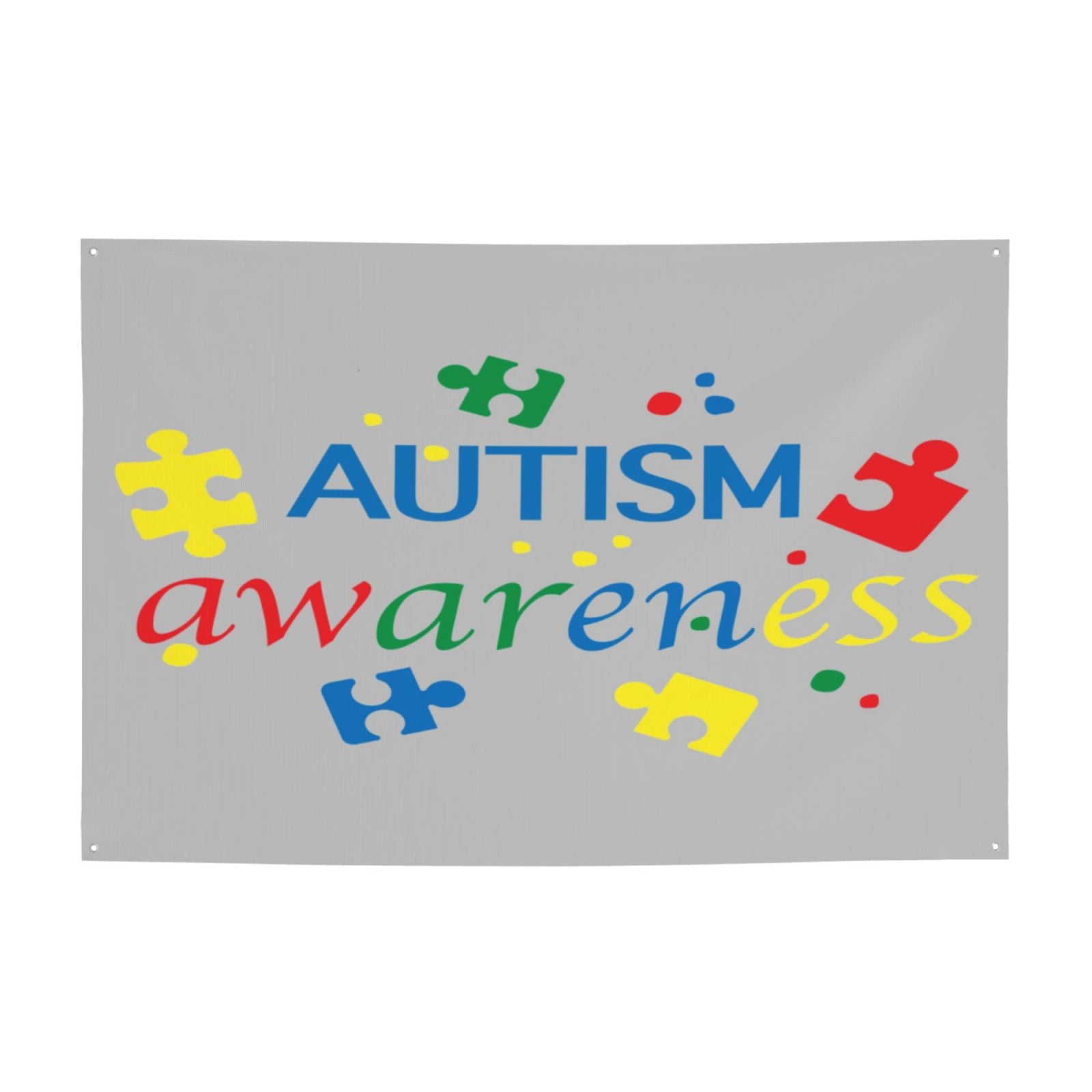 Autism Awareness Background Banner Courtyard Garden Decoration Banner ...