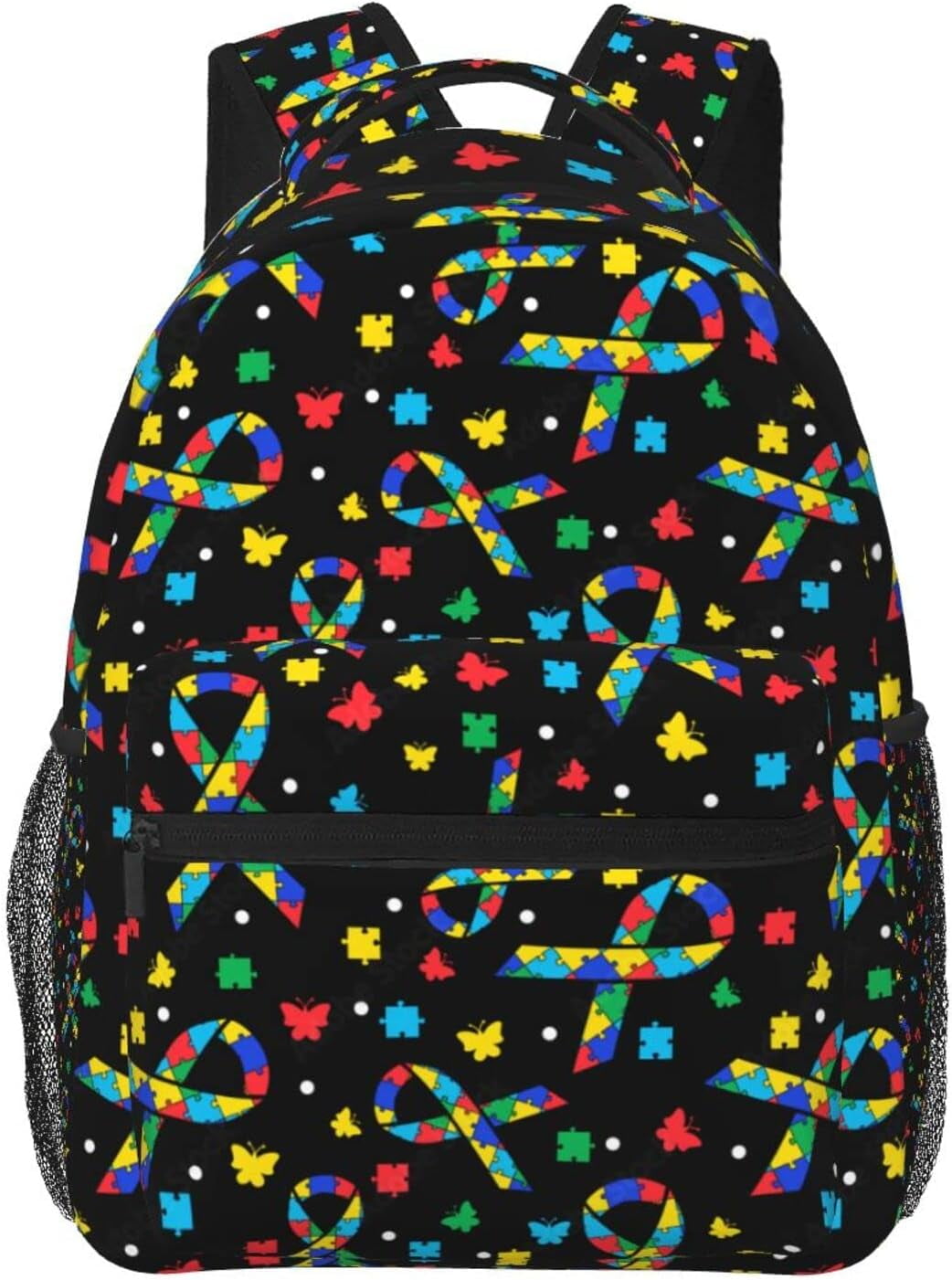Autism Awareness Backpack High Capacity Laptop Backpack Travel Hiking ...