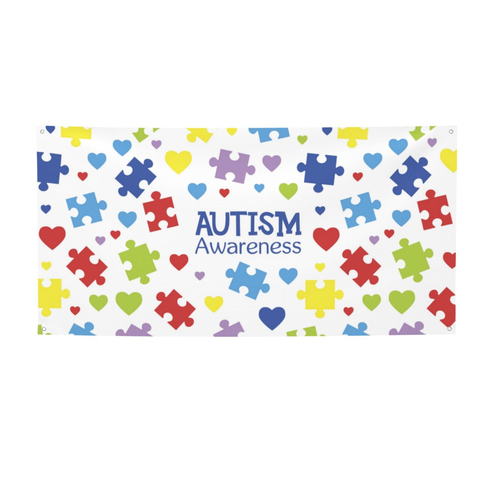 Autism Awareness Banner Backdrop Porch Sign Small Holiday Banners for ...