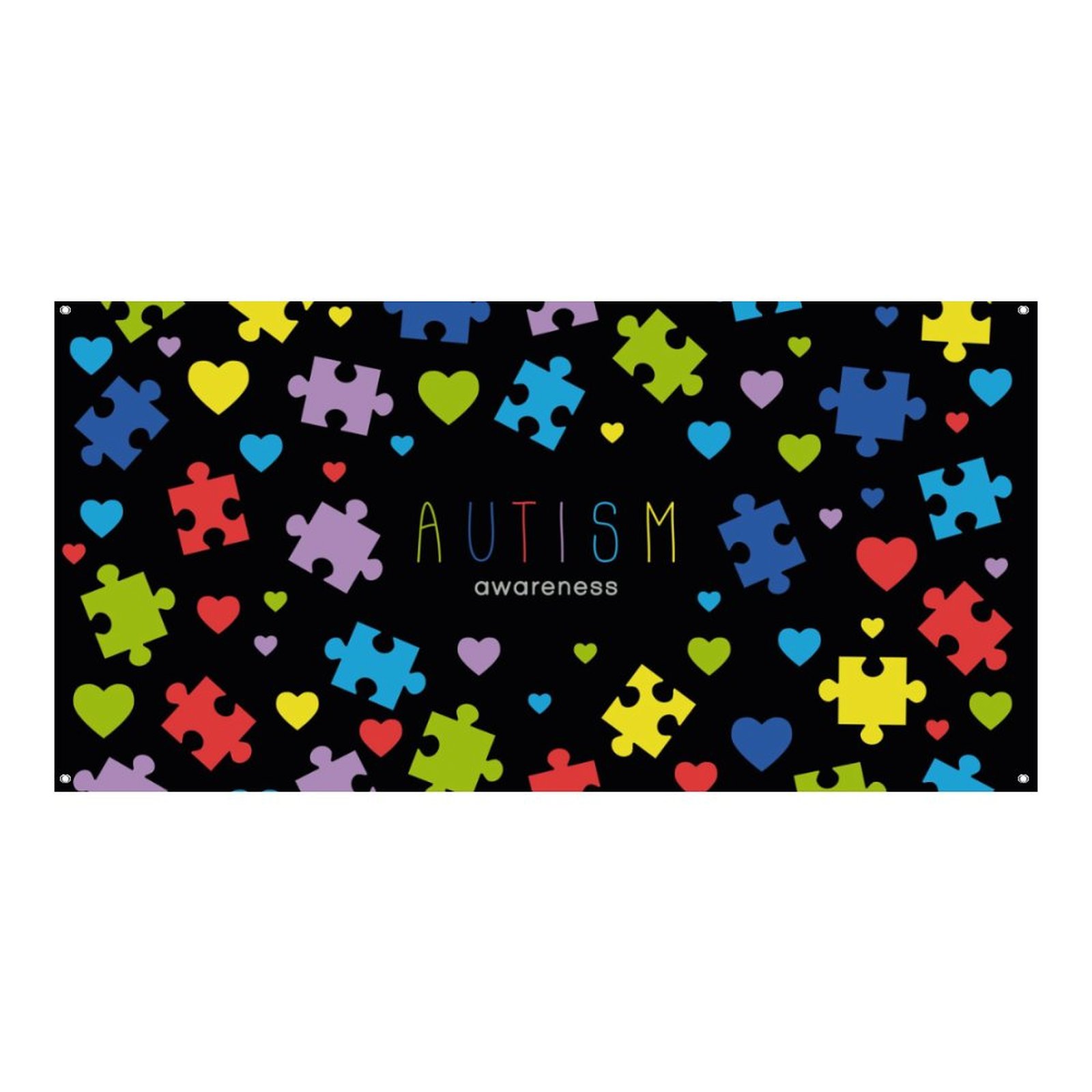 Autism Awareness Banners Flag Hanging Backdrop Sign Wall Decoration And ...