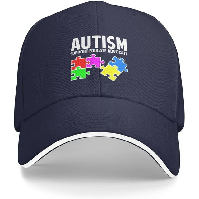 Autism Awareness Baseball Cap Autism Strong I Love Someone with Autism ...