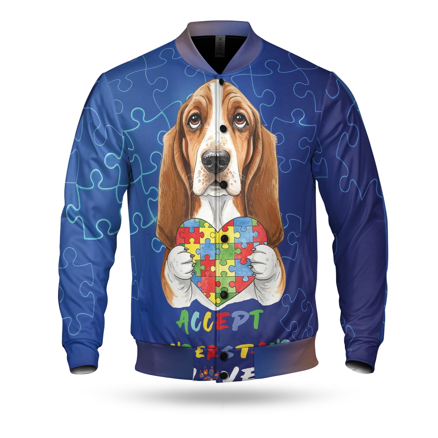 Autism Awareness Basset Hound Accept Understand Love All Over Print 3D ...