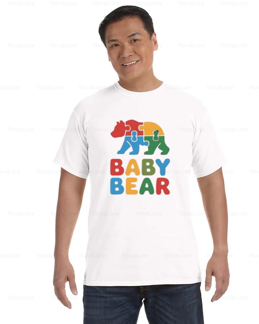 Autism Awareness Bear Comfort Coler T-Shirt with Heartwarming Message ...