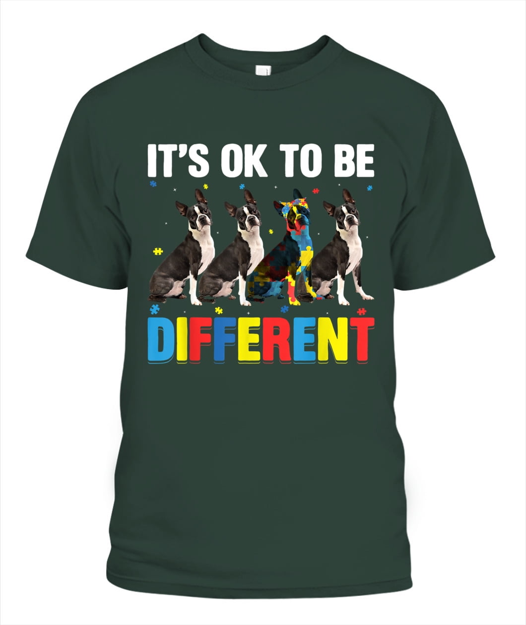 Autism Awareness Boston Terrier Shirt – Gift for Dog Moms & Dads ...