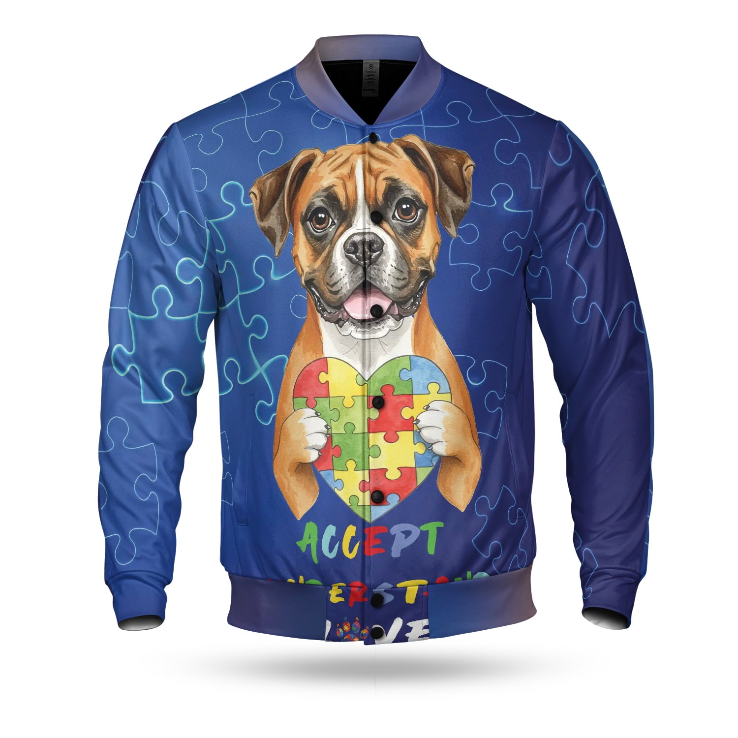 Autism Awareness Boxer Accept Understand Love All Over Print 3D ...