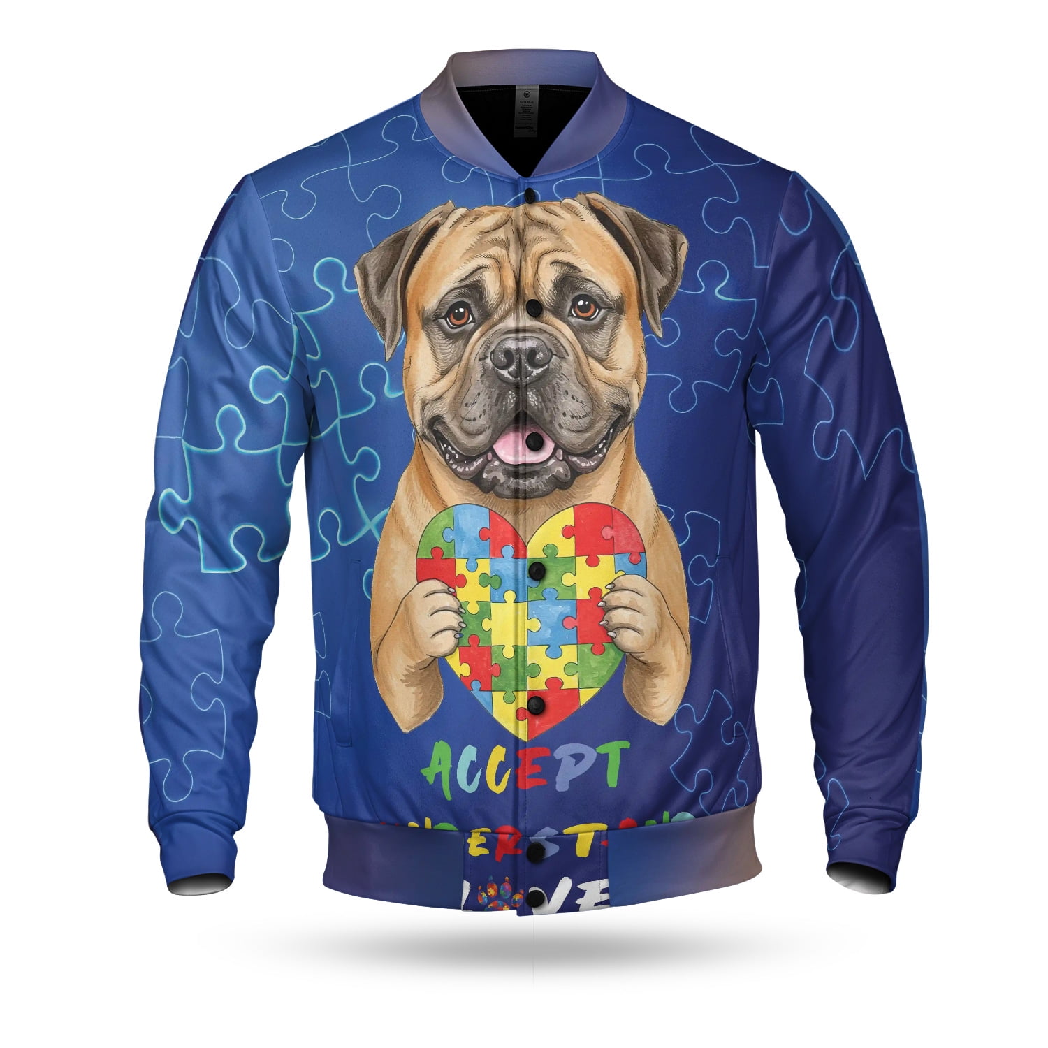 Autism Awareness Bullmastiff Accept Understand Love All Over Print 3D ...