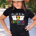 Autism Awareness Cat Shirt Its OK To Be Different Neurodiversity ...