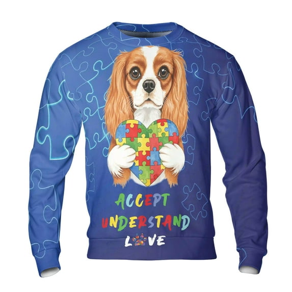 Autism Awareness Cavalier King Charles Spaniel Accept Understand Love ...
