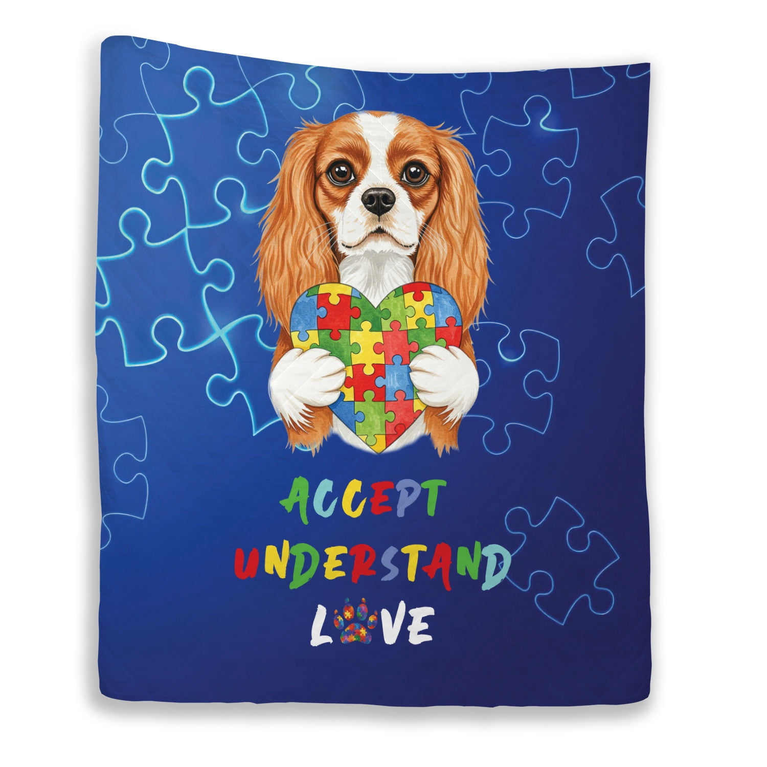 Autism Awareness Cavalier King Charles Spaniel Accept Understand Love ...