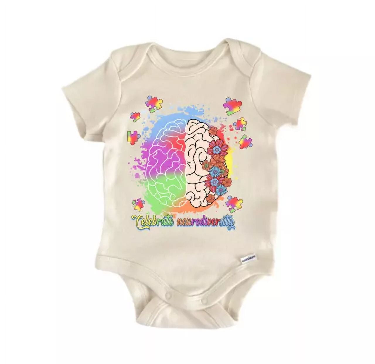 Autism Awareness Celebrate Neurodiversity Baby Boy Girl Clothes ...