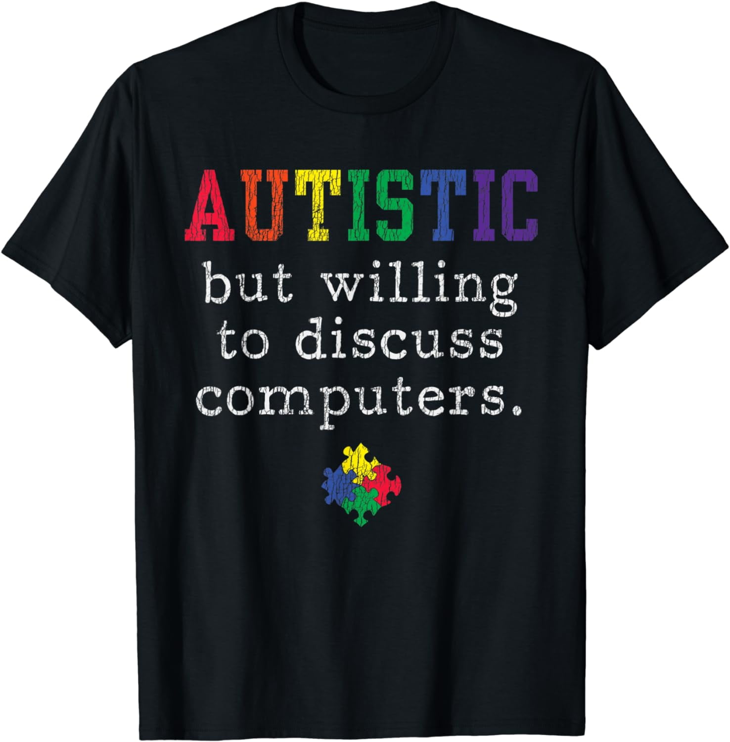 Autism Awareness Computer engineer Autistic Kids Awareness T-Shirt ...