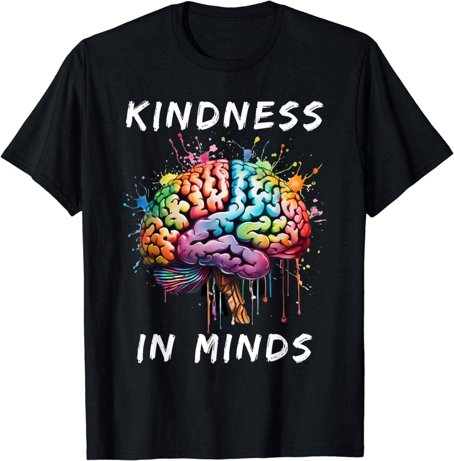 Autism Awareness Cute Kindness In Minds Neurodiversity T-Shirt ...