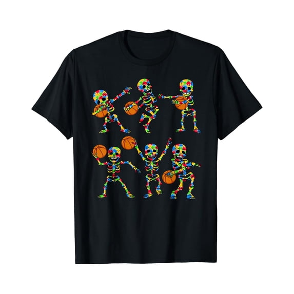 Autism Awareness Dancing Basketball Dance T-Shirt - Walmart.com