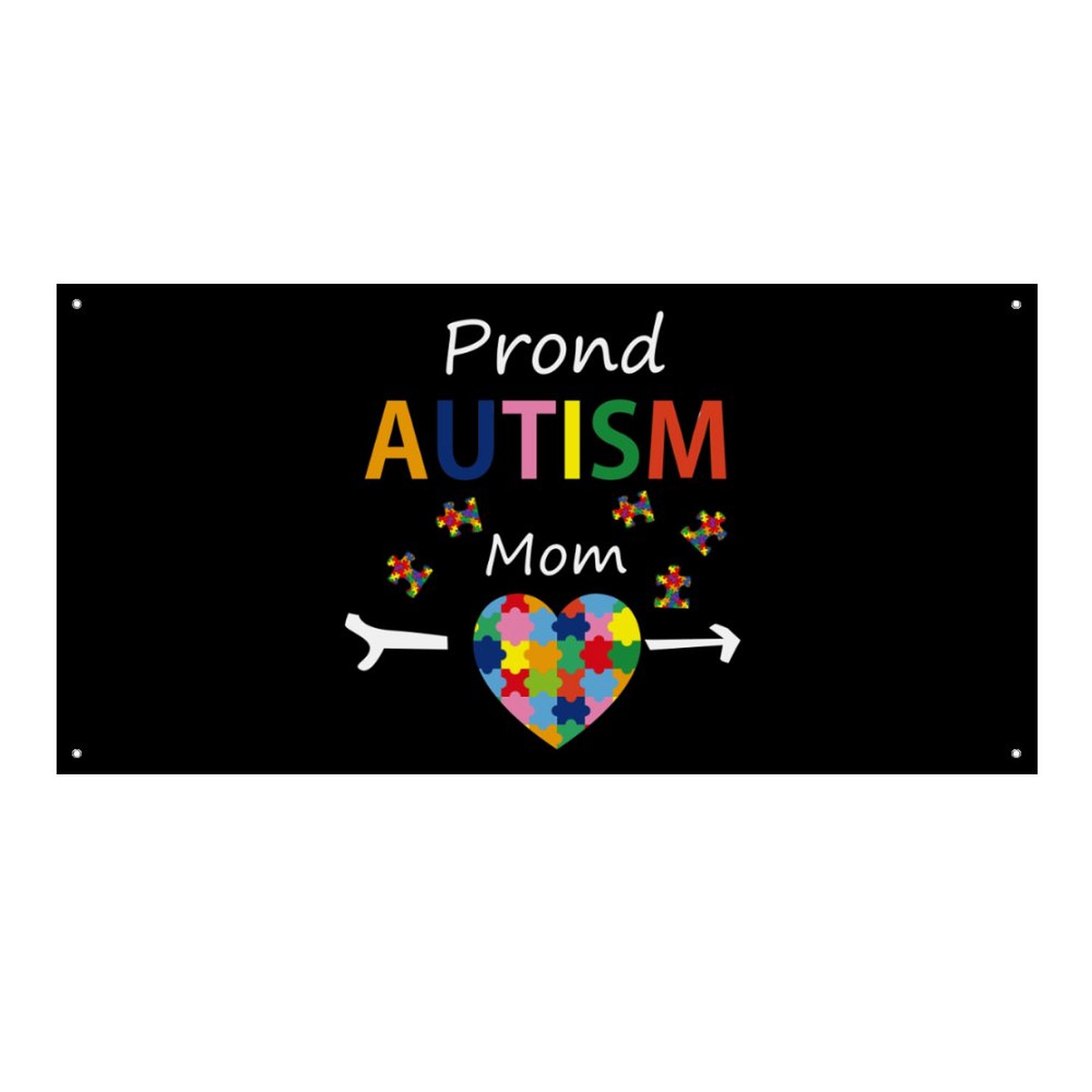 Autism Awareness Day Banners Flag Hanging Backdrop Sign Wall Decoration ...