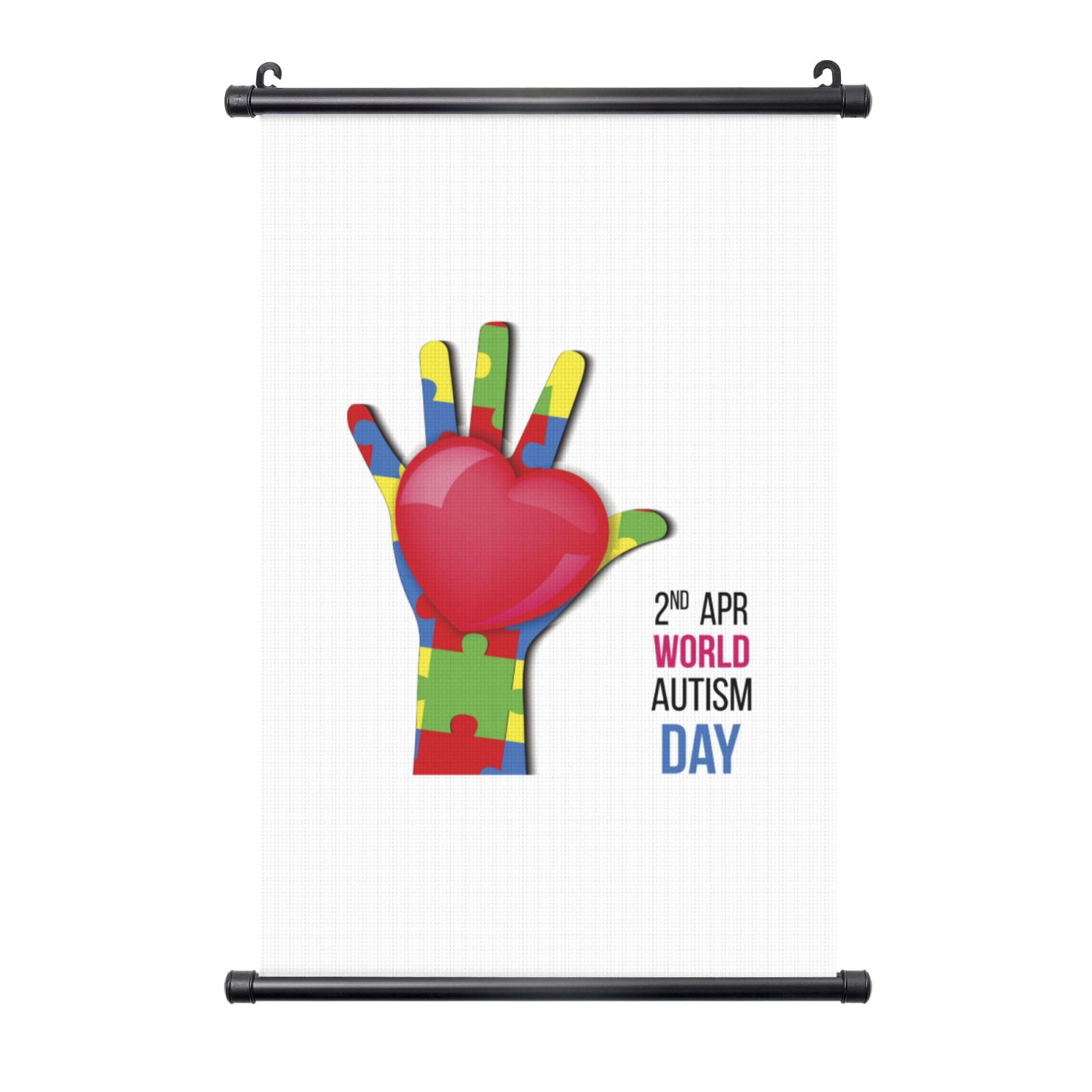 Autism Awareness Day Month Poster Wall Art Banner Backdrop Prints ...
