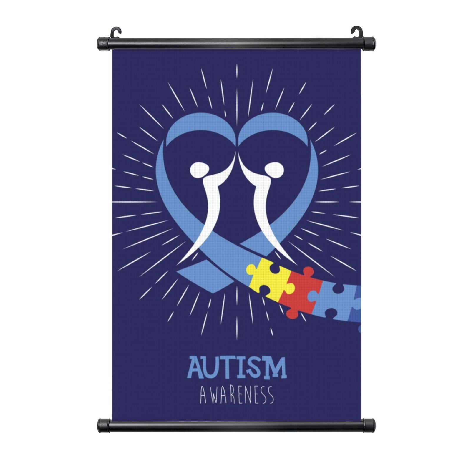 Autism Awareness Day Month Poster Wall Art Banner Backdrop Prints ...