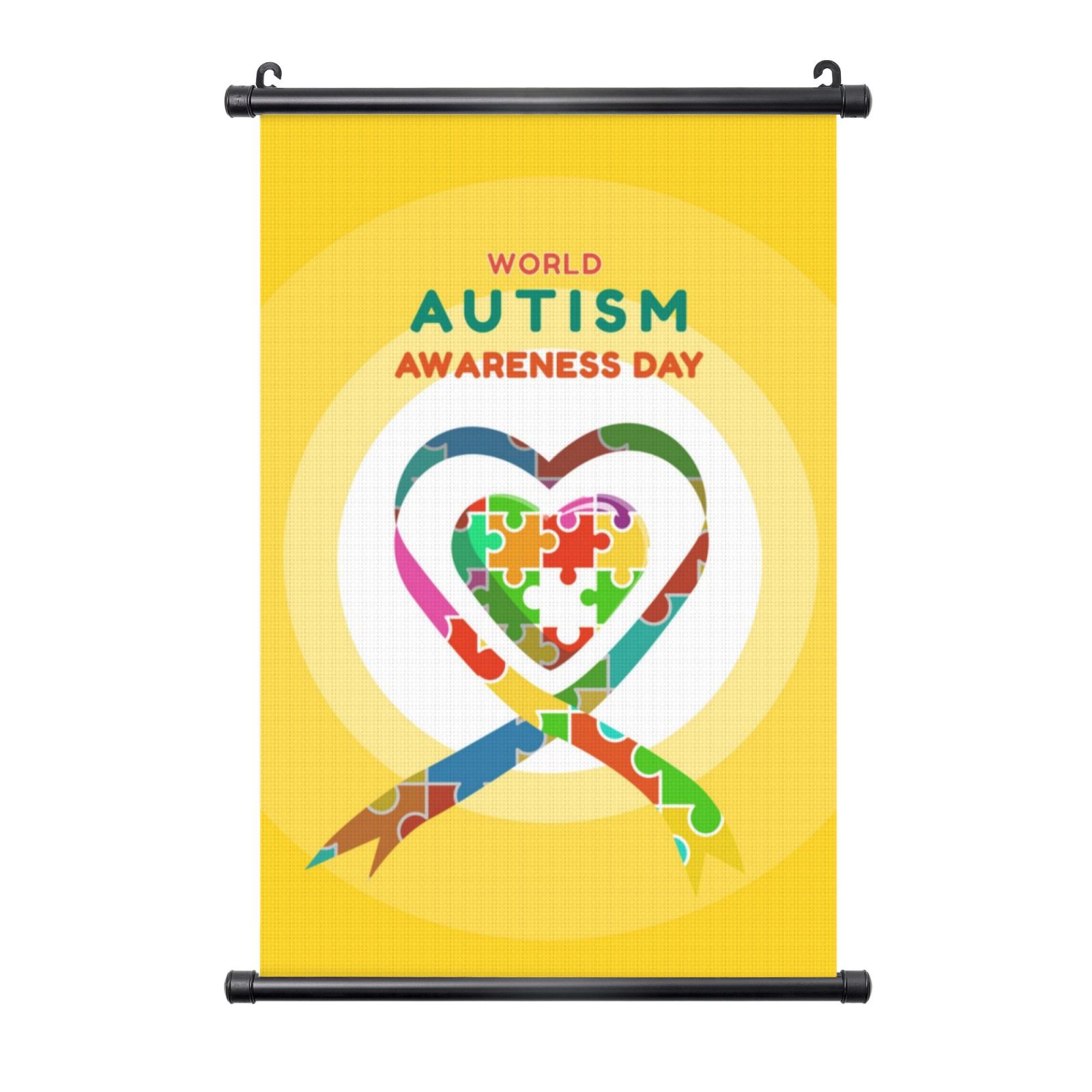 Autism Awareness Day Month Poster Wall Art Banner Backdrop Prints ...