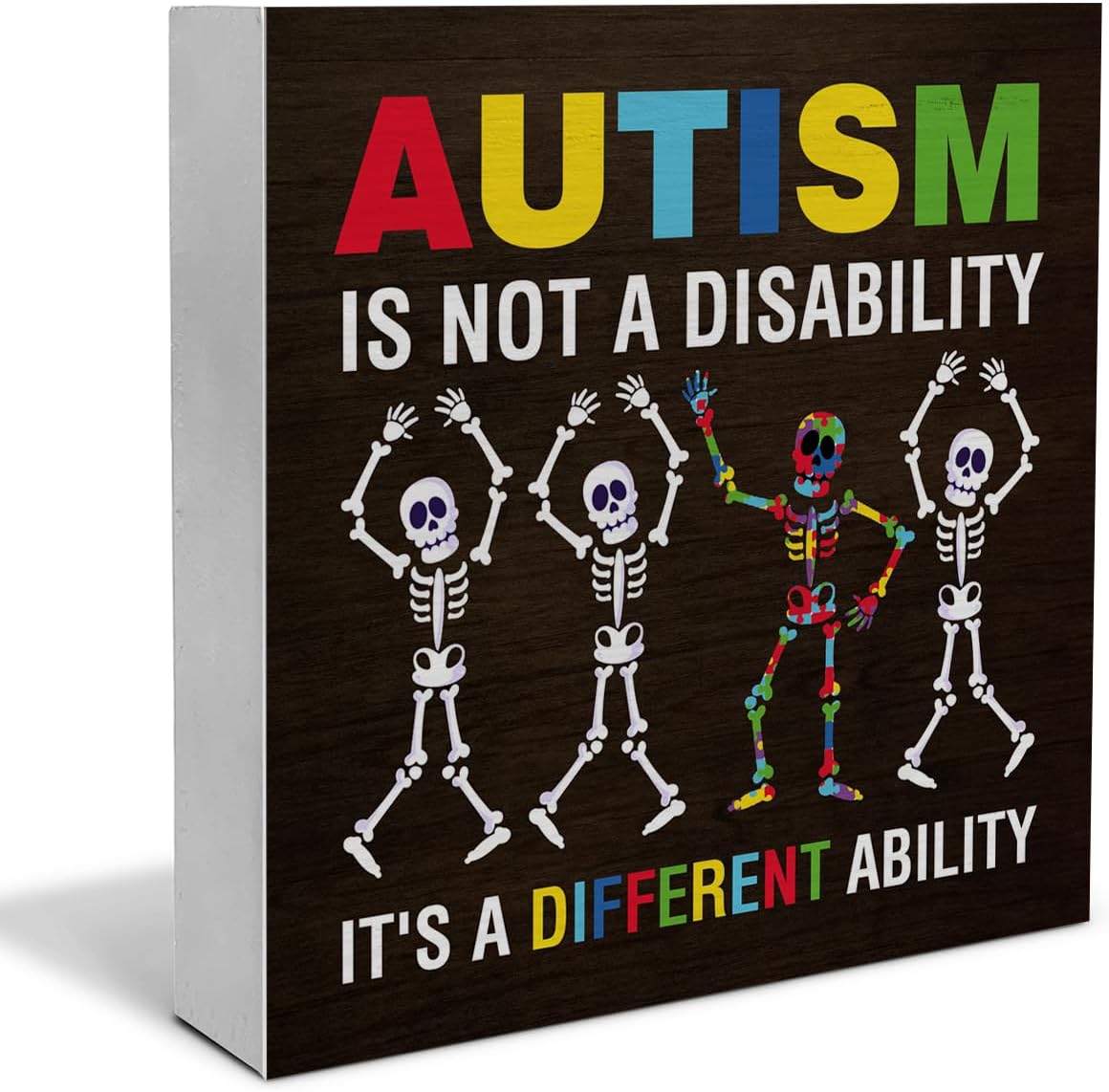 Autism Awareness Decorations It's Not a Disability It's a Different ...